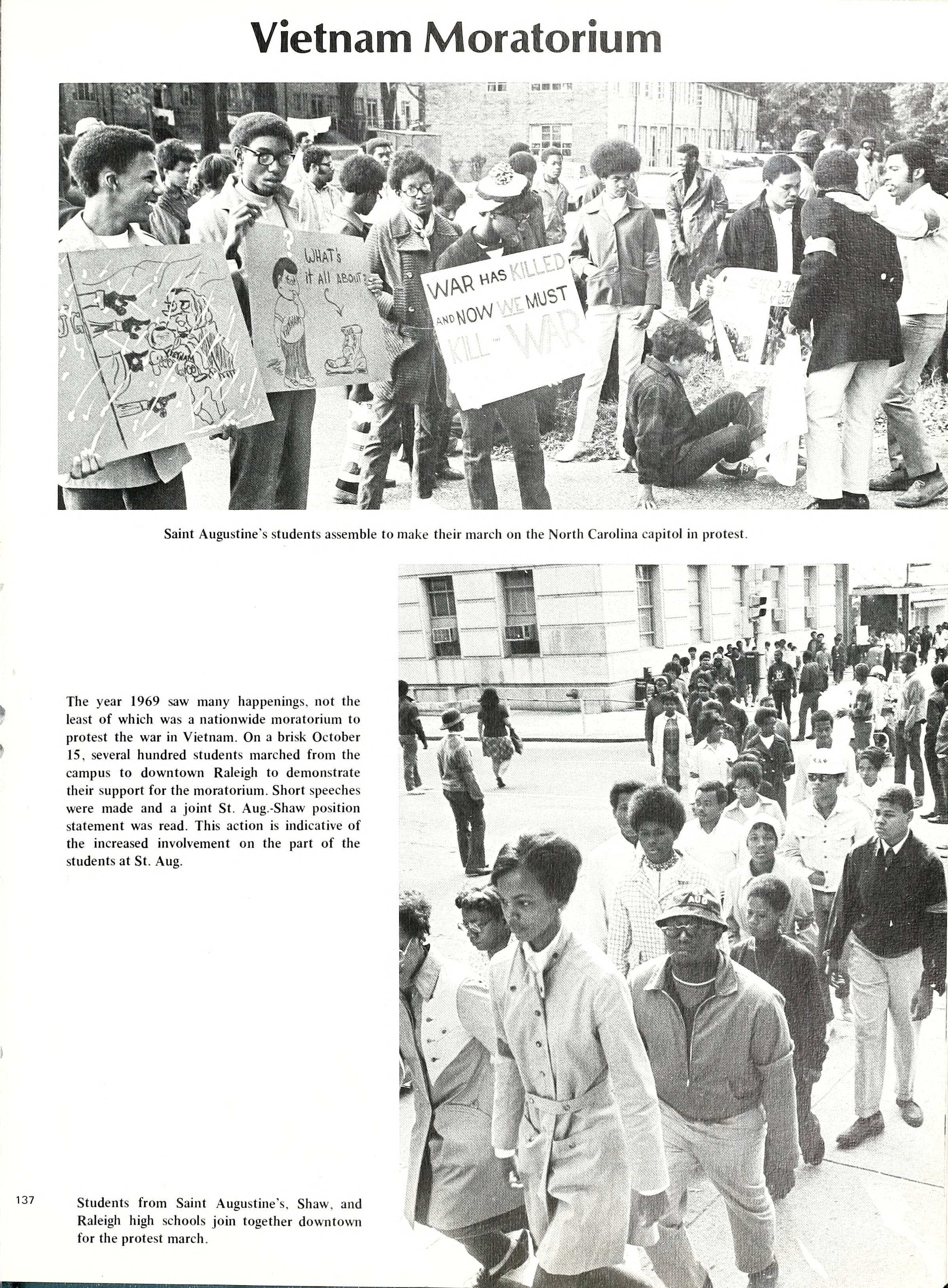 St. Augustine University Vietnam March on North Carolina capitol · The ...